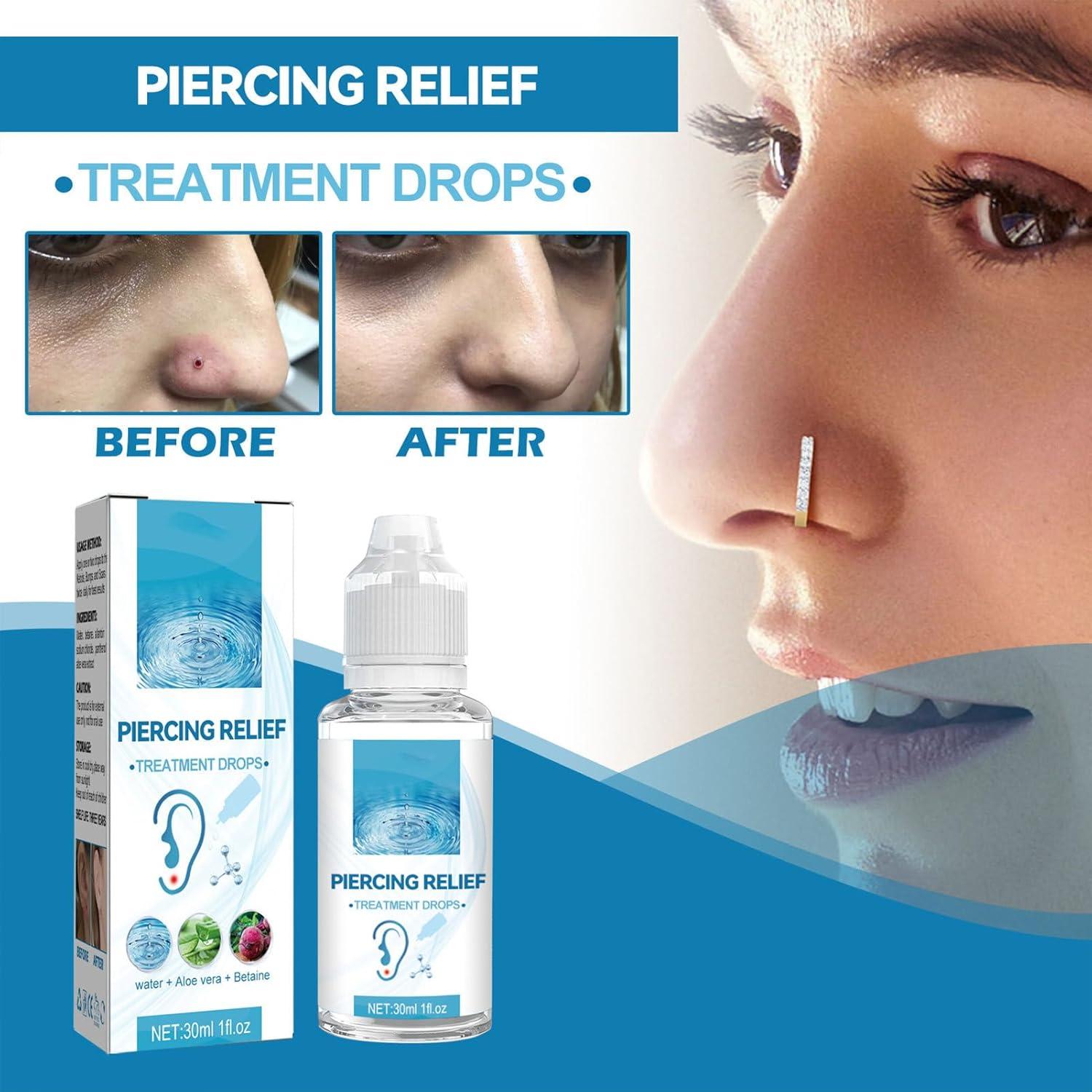Natural Ear Piercing Cleaning Solution | Quick Healing & Aftercare ...