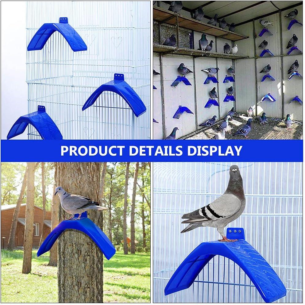 iplusmile Plastic Pigeon Perches Set - 20pcs Blue Rest Stands Frames ...