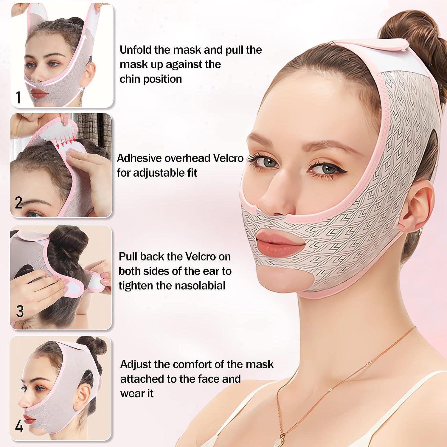 Reusable V Line Mask for Double Chin & Face - V Shaped Face Lift Strap ...