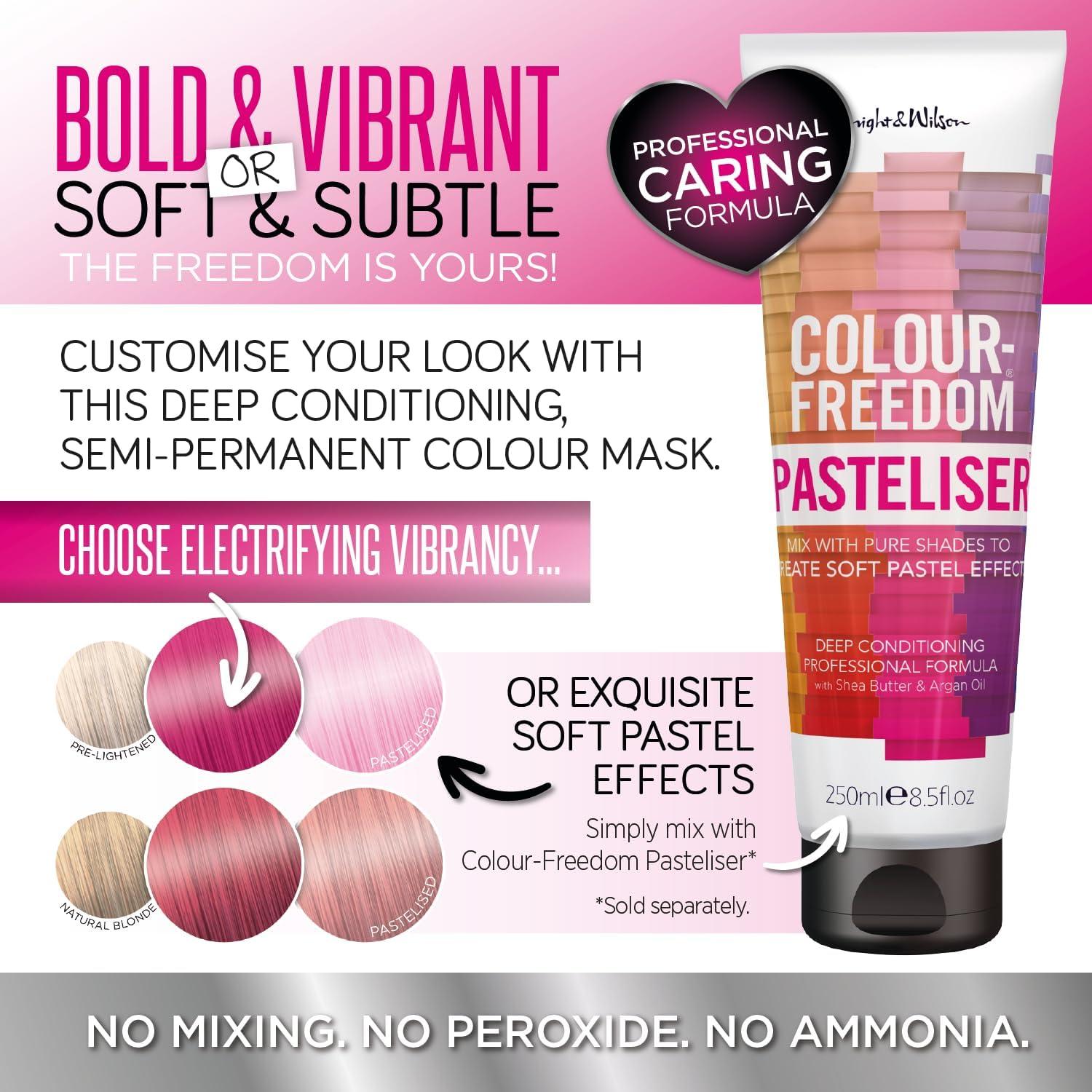 Knight & Wilson Colour-Freedom Pink Pizazz 150ml Semi-Permanent Hair ...
