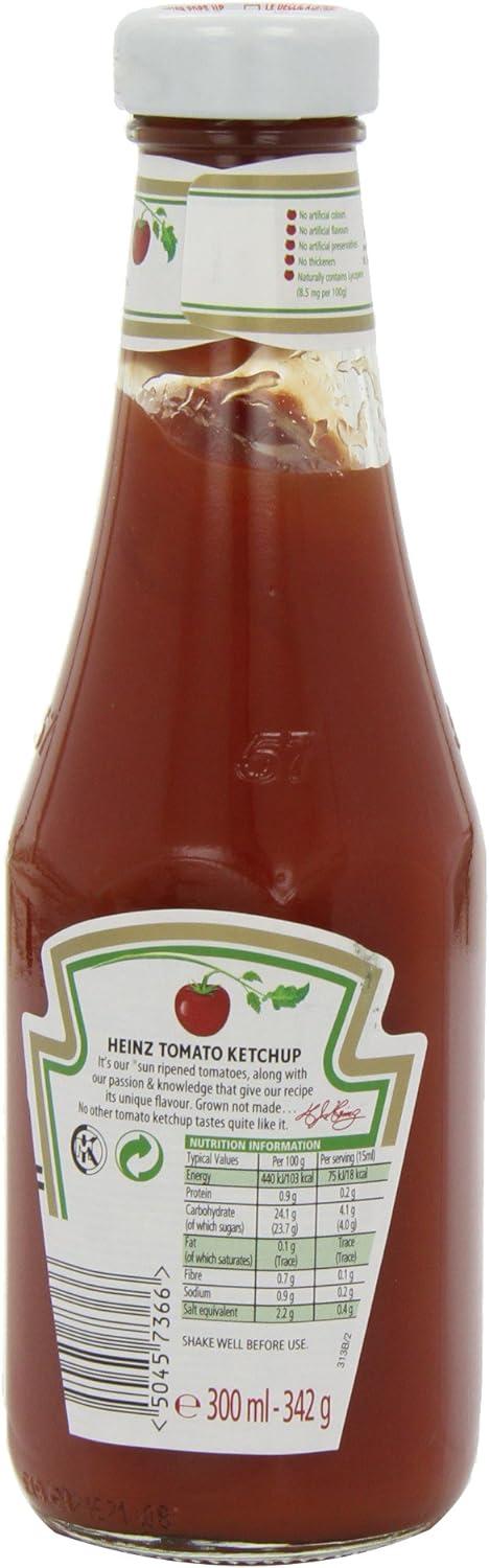Heinz Tomato Ketchup 342g (Pack of 1) | Tomato Condiment | Buy Now with ...