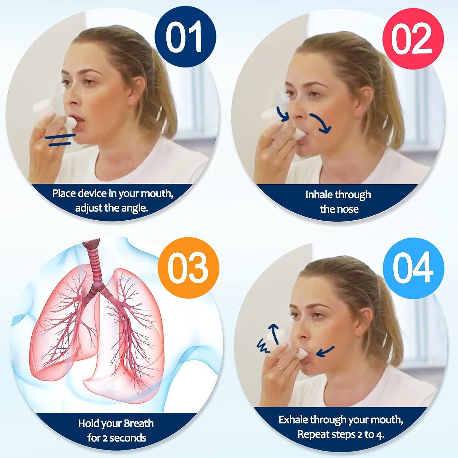 Breathing Exercise Device for Natural Mucus Clearance and Lung ...