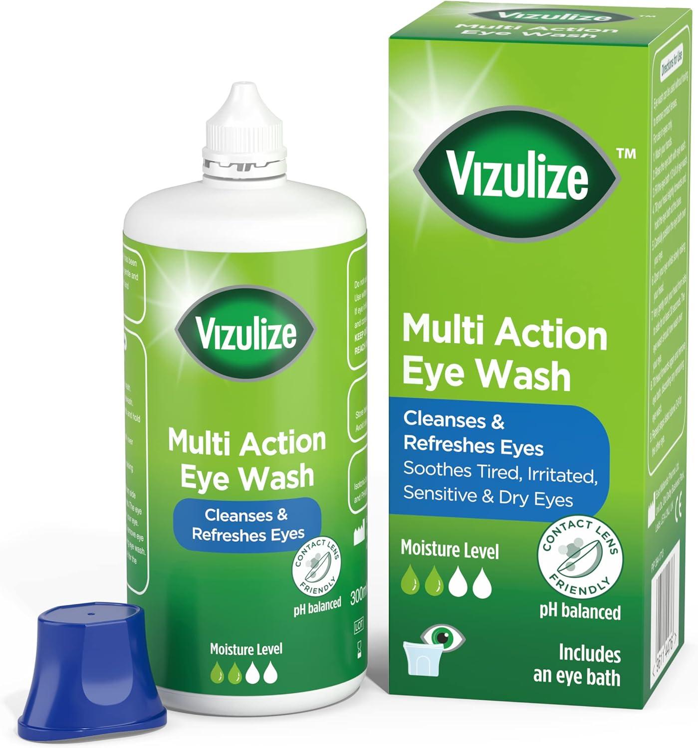 Vizulize Multi Action Eye Wash - Gentle Relief for Irritated Eyes | Buy ...