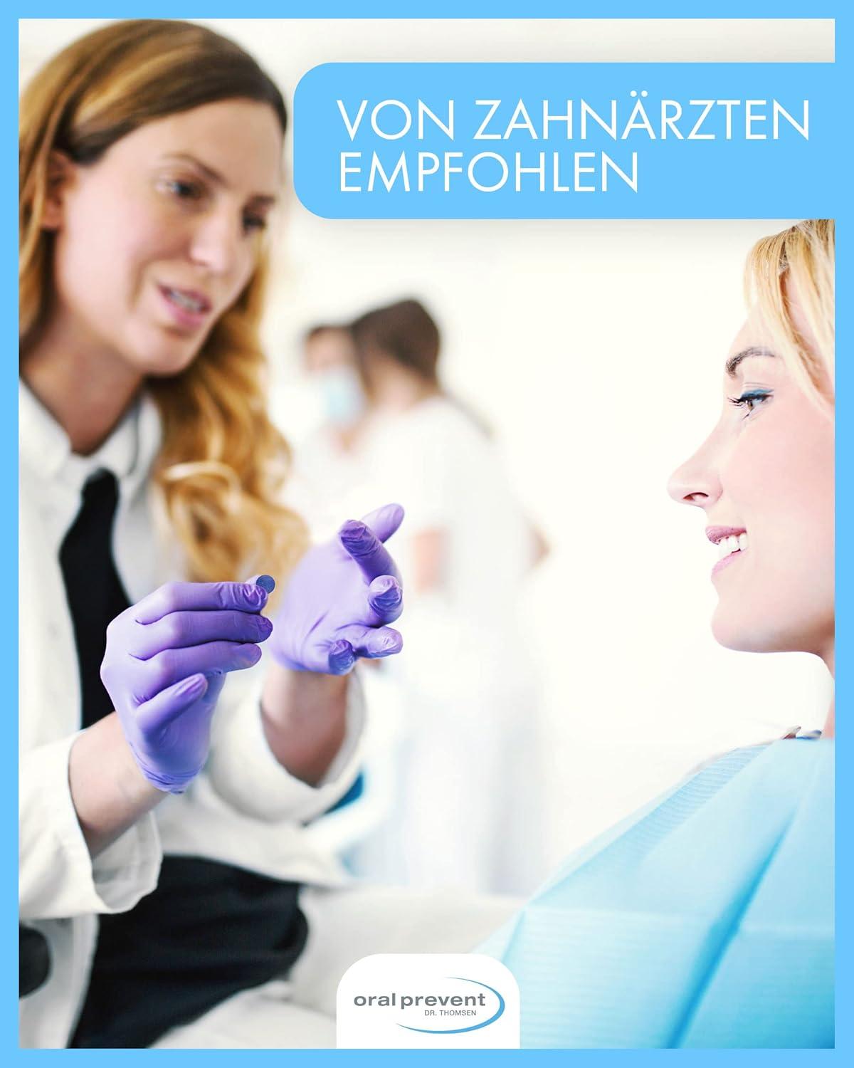 Oral Prevent Plaque Coloring Tablets - Erythrosine-Free Chewing Tablets ...