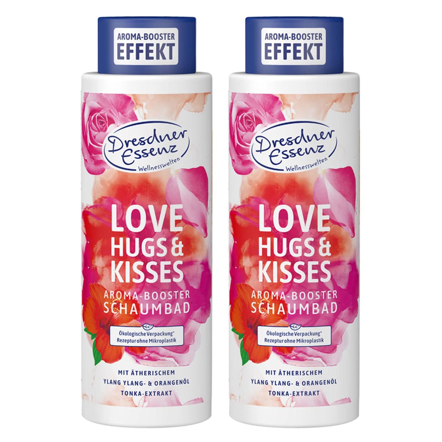 Pack of 2 Dresdner Essenz Bubble Bath - Love Hugs & Kisses (2 x 500 ml ...