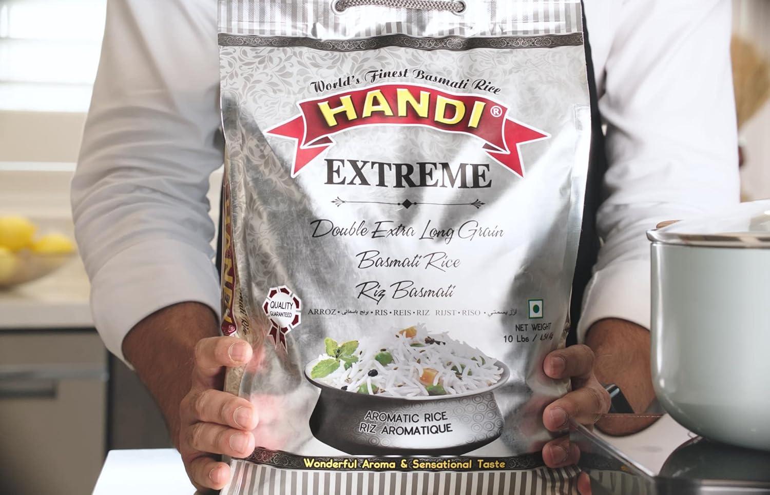 Handi Basmati Rice 10 Lbs Long Grain White Rice Gluten Free Bulk Bag ...