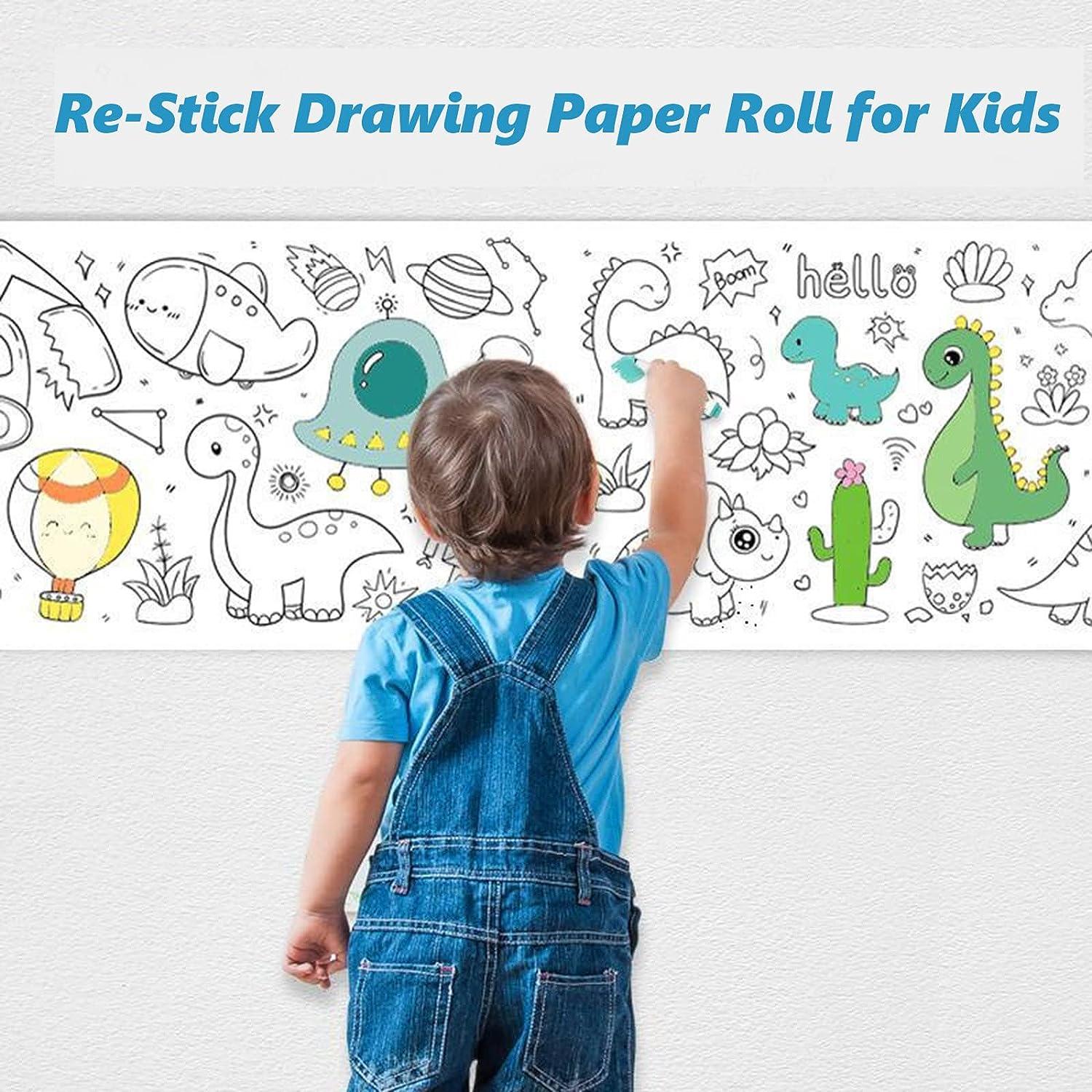 Children's Drawing Roll - DIY Painting & Coloring Paper for Kids ...