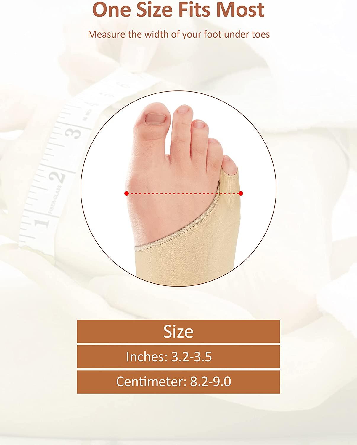 Tailors Bunion Corrector - Silicone Gel Toe Pad for Pinky Toe Pain ...