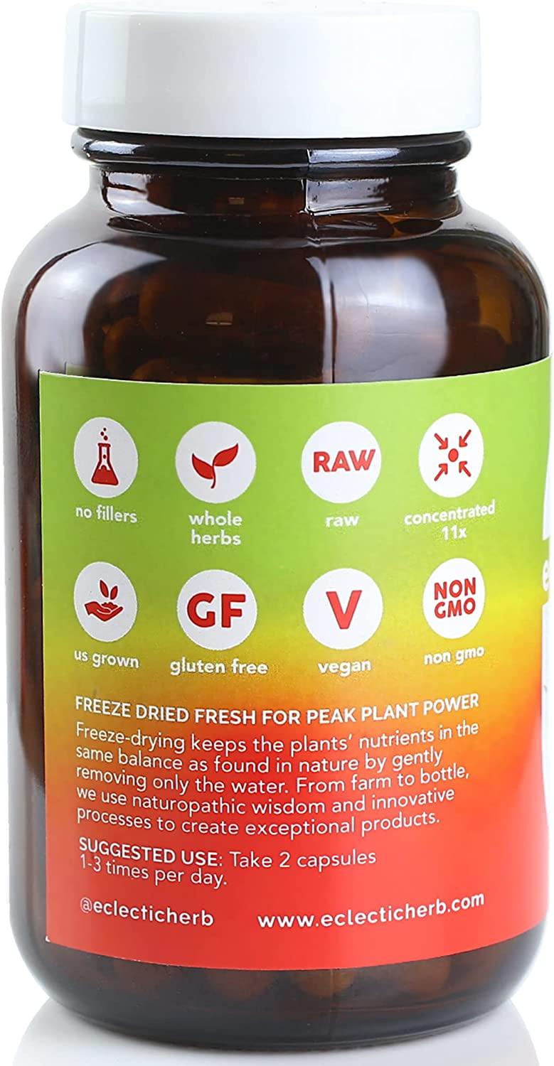 Eclectic Institute Raw Fresh Freeze-Dried Purple Probiotic 300mg - 90 ...