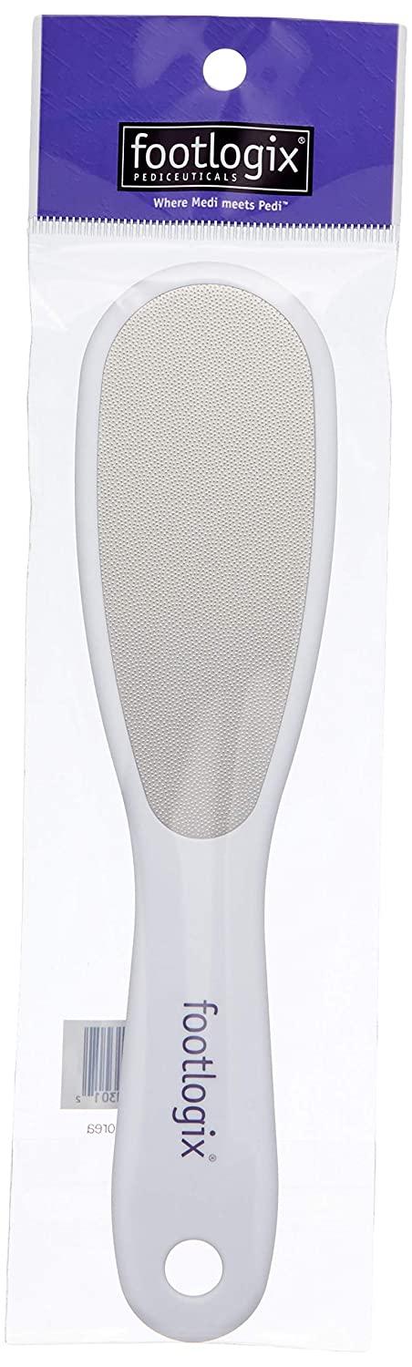 FOOTLOGIX Double Sided File with Rubberized Handle - Professional Foot ...