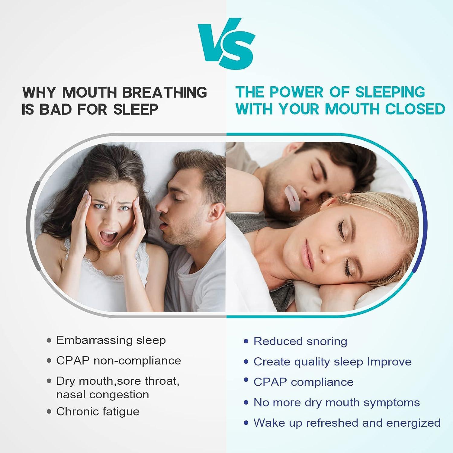Mouth Tape 60 PCS for Better Sleep and Snoring Relief | Gentle Sleep ...