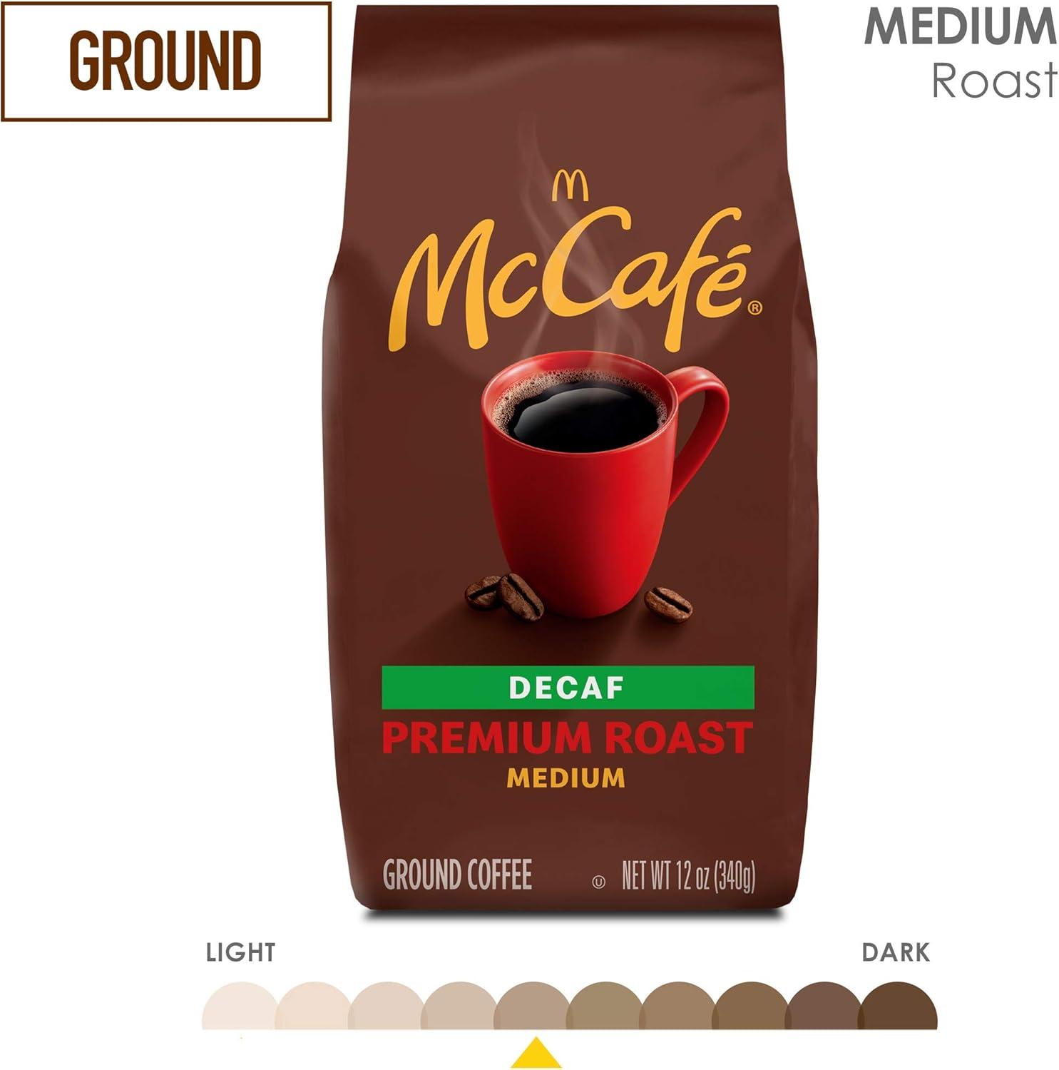 McCafe Premium Roast Decaf Medium Ground McDonald's coffee 340g ...