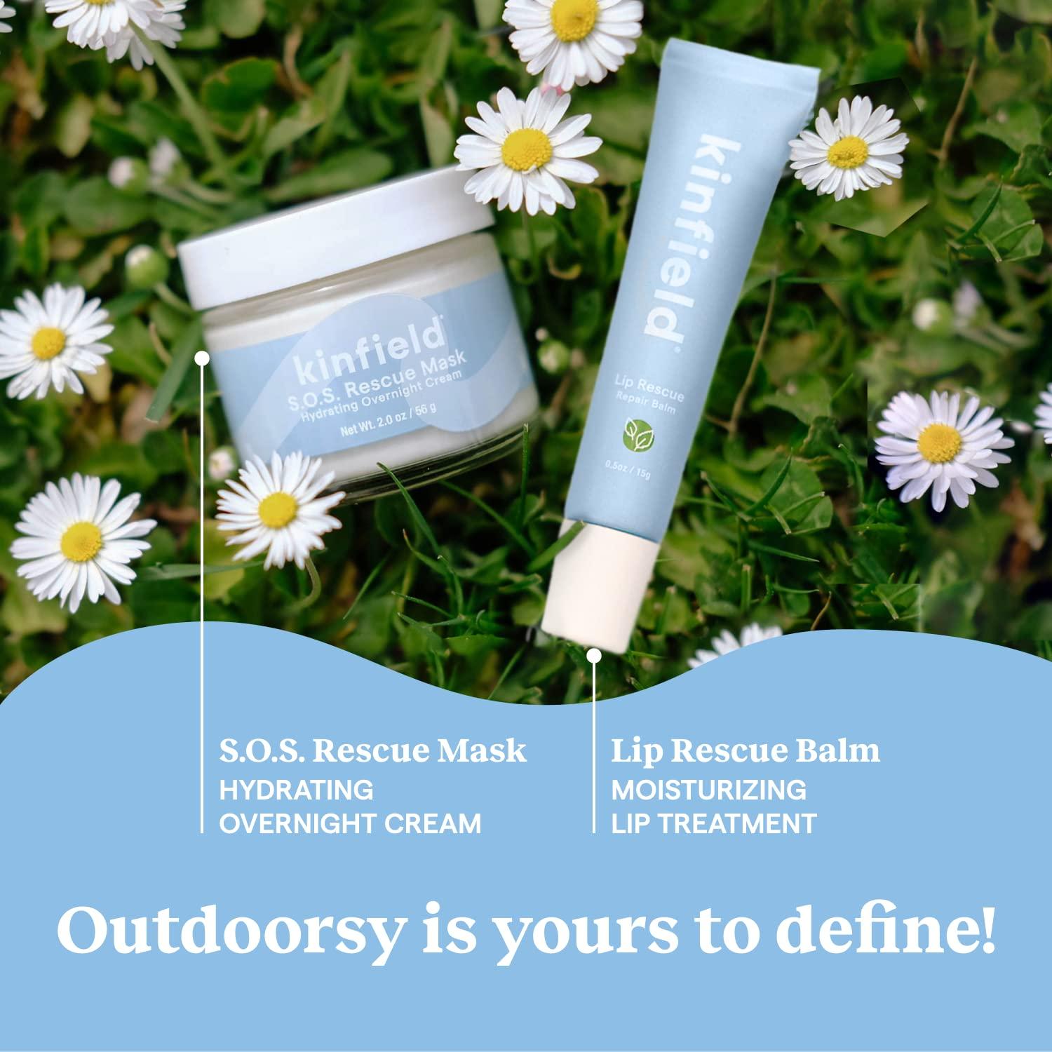 Kinfield Minty Lip Rescue Balm - Moisturizing Treatment for Dry ...