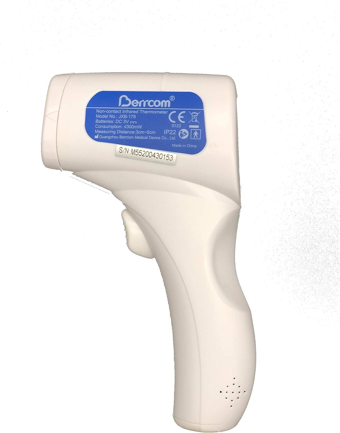 BERRCOM Collar Thermometer - Instant Read Infrared Thermometer for ...