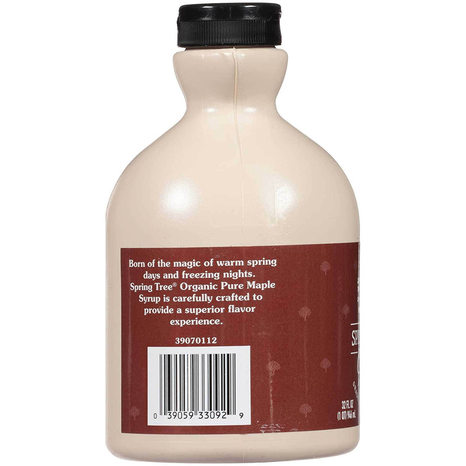 Spring Tree Certified Organic Pure Maple Syrup - 32oz | Buy Now with ...