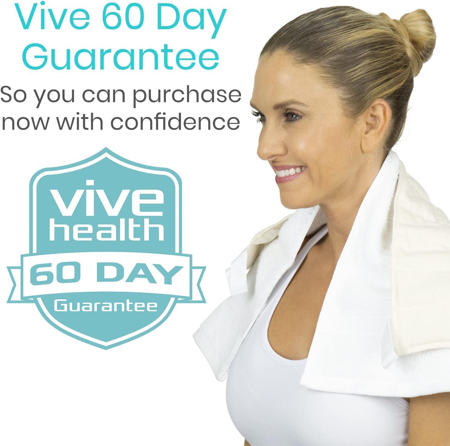 Vive Hydrocollator Contour Neck Pack - Moist Heating Pad for Neck and ...