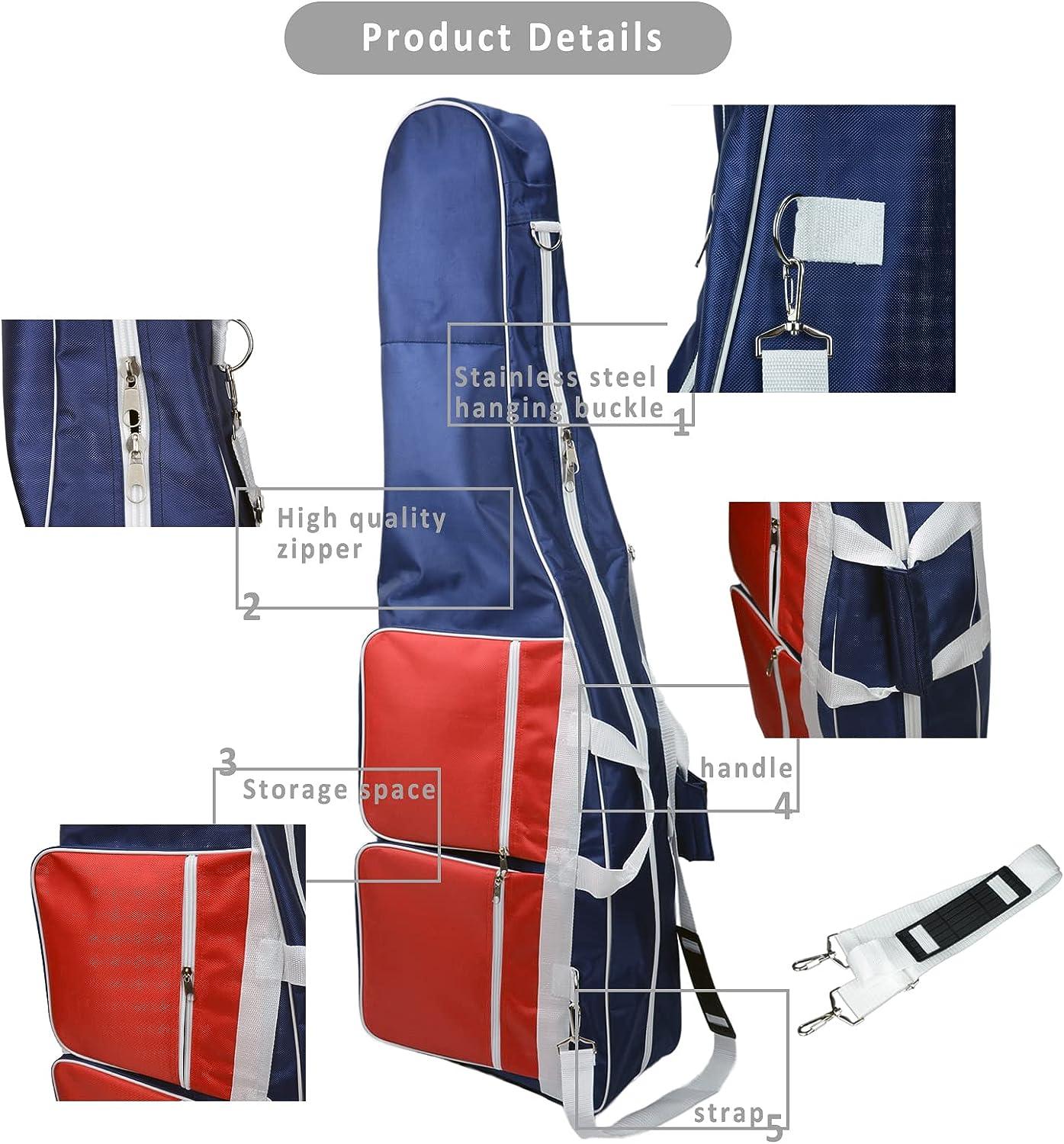 ThreeWOT Navy Blue Fencing Bag - Mask, Sword & Suit Storage | Portable ...