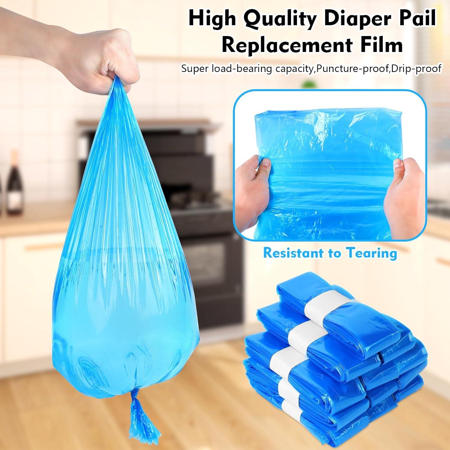 Joligaea 12-Pack Loose Refill Cassette - 4.5m Smell-Tight Diaper Pail ...