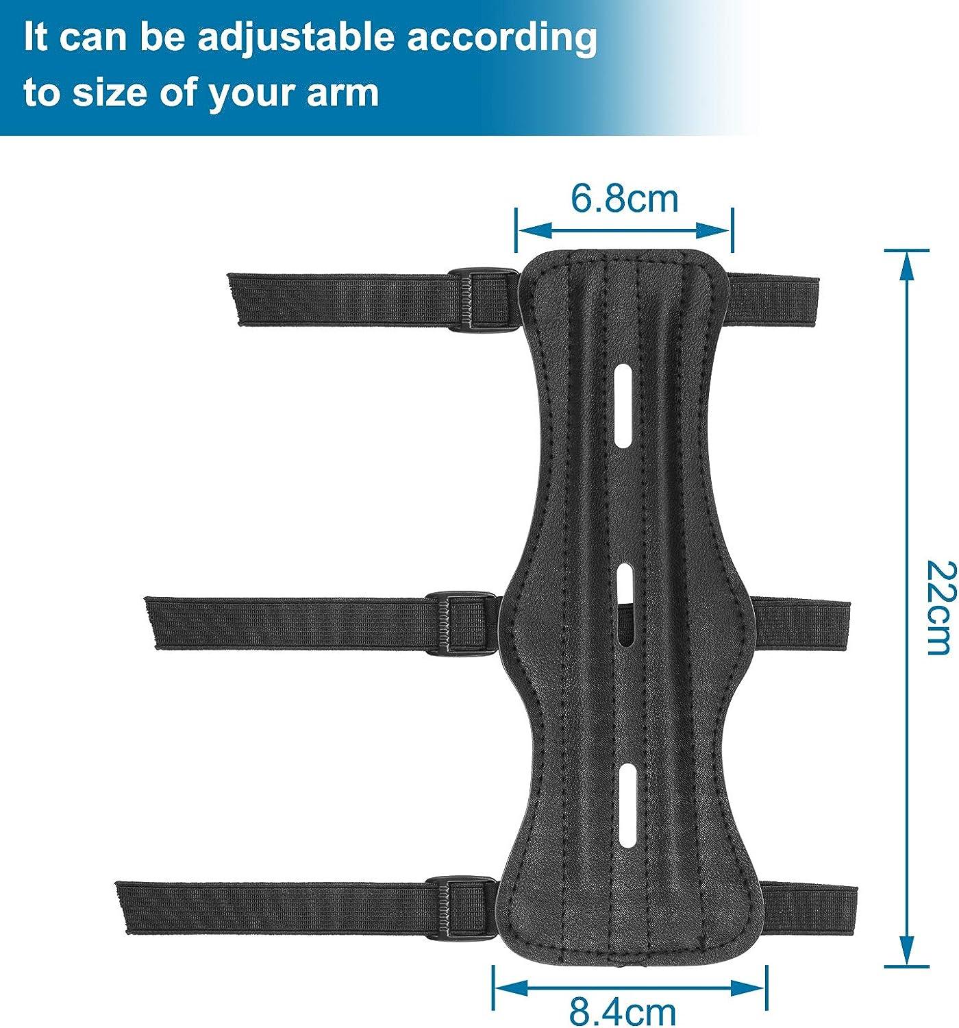 Adjustable Leather Archery Arm Guard for Unisex | Shooting & Hunting ...