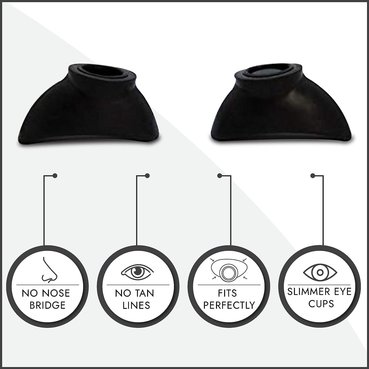 FDA Compliant Super Sunnies Slim Flex UV Eye Protection Tanning Goggles ...