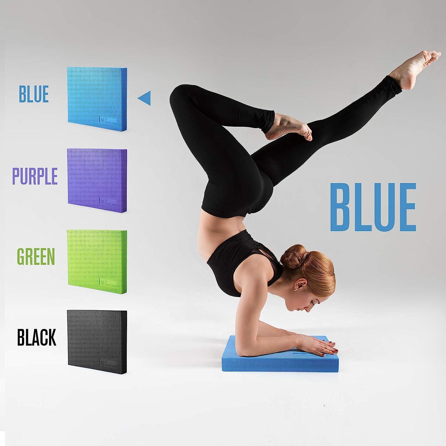 RitFit Balance Foam Pad - 2 TPE Non-Slip Mat for Fitness & Balance ...