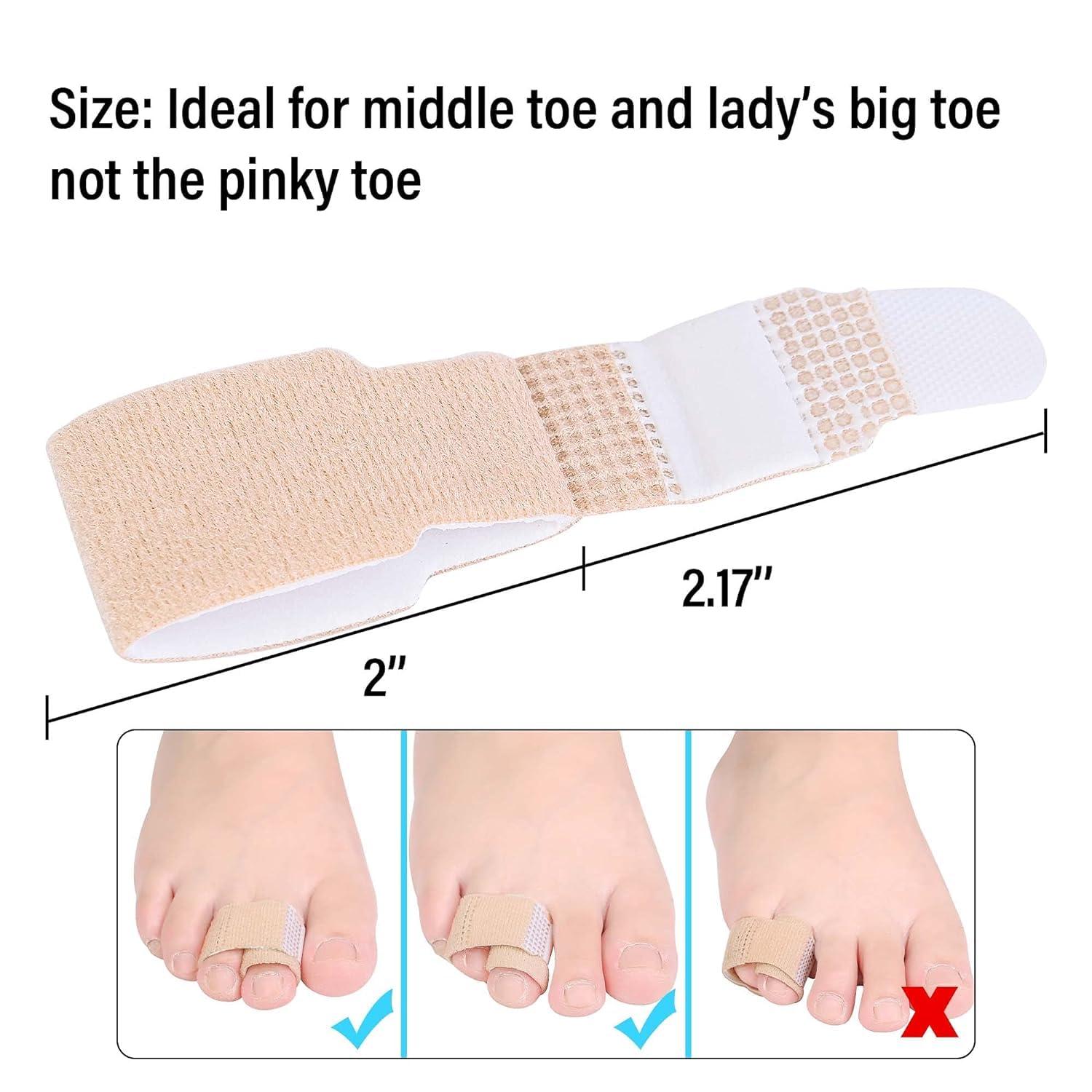 LDATY 6 PCS Hammer Toe Straighteners & Separators - Toe Corrector ...