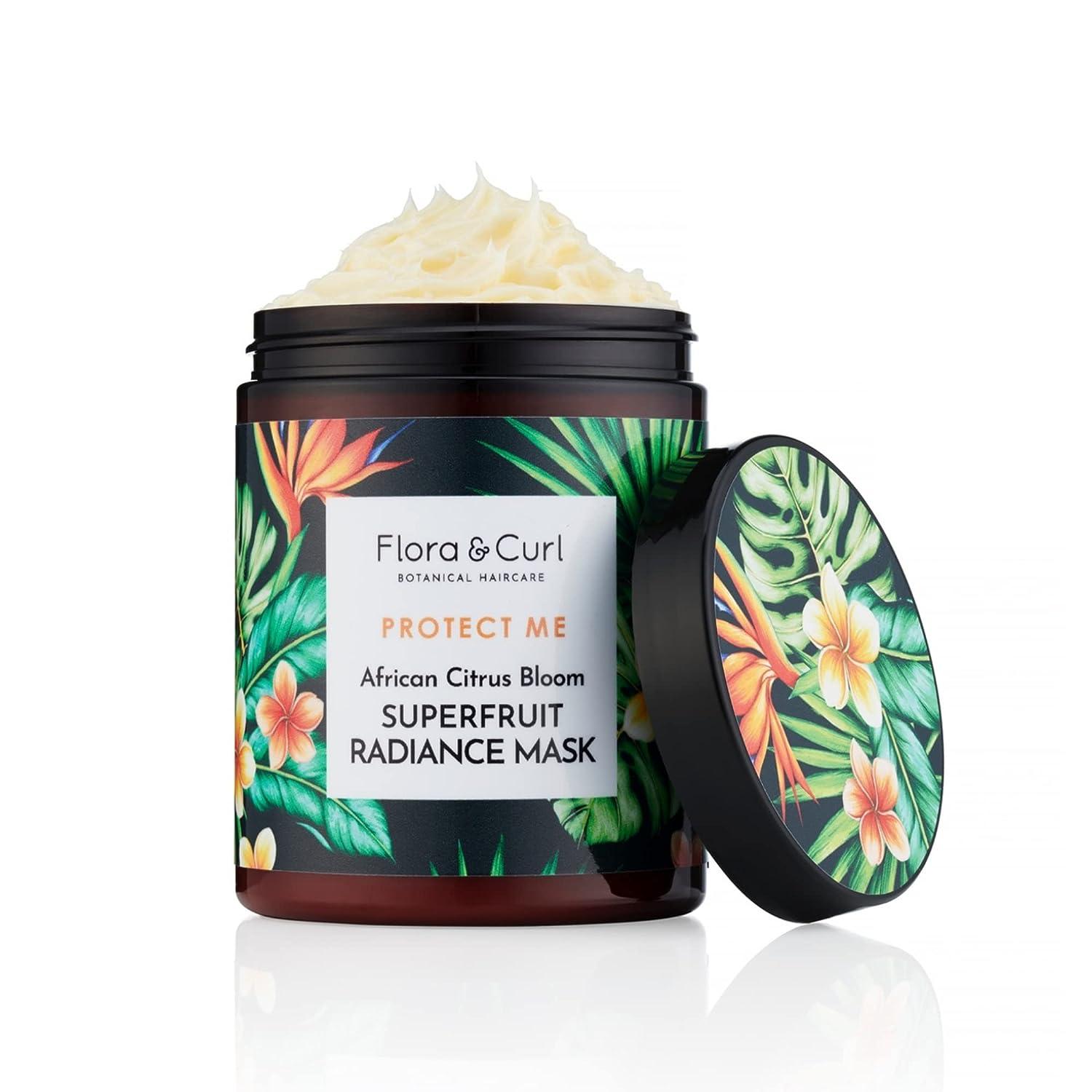 Flora & Curl African Citrus Bloom Superfruit Radiance Mask - Natural ...