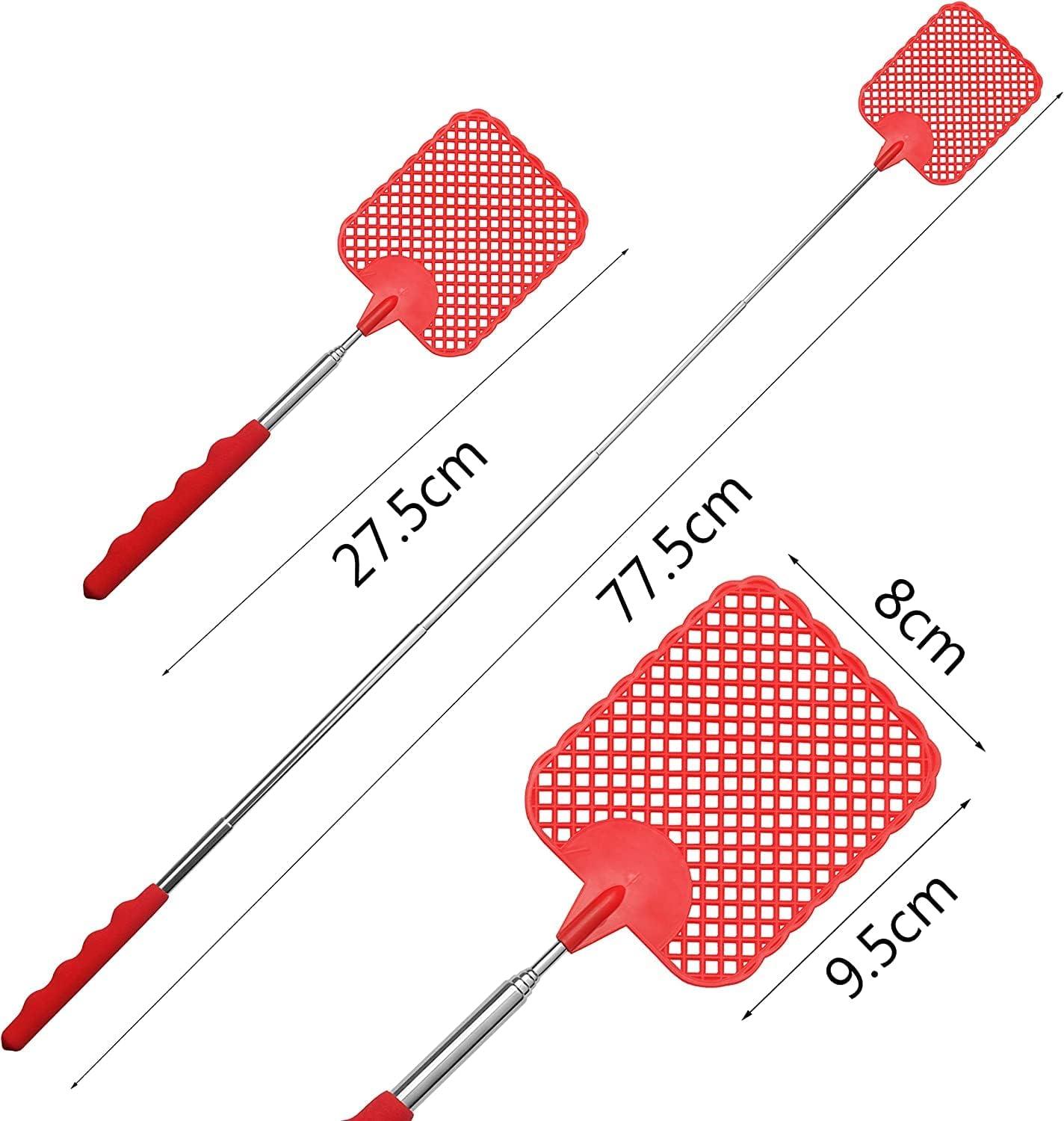 Heatigo 3 Colored Fly Clapping - Retractable Pest Control Tool for ...
