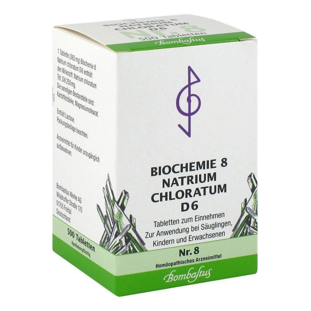 Buy Biochemistry 8 Natrium Chloratum D 6 Tablets - International ...