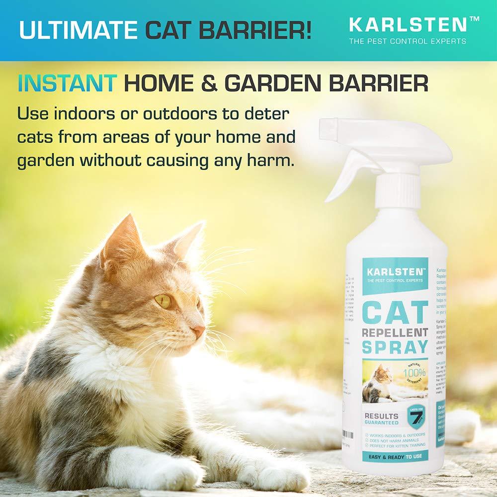 Karlsten Cat Repellent Anti Fouling spray Natural Humane Cat Deterrent ...