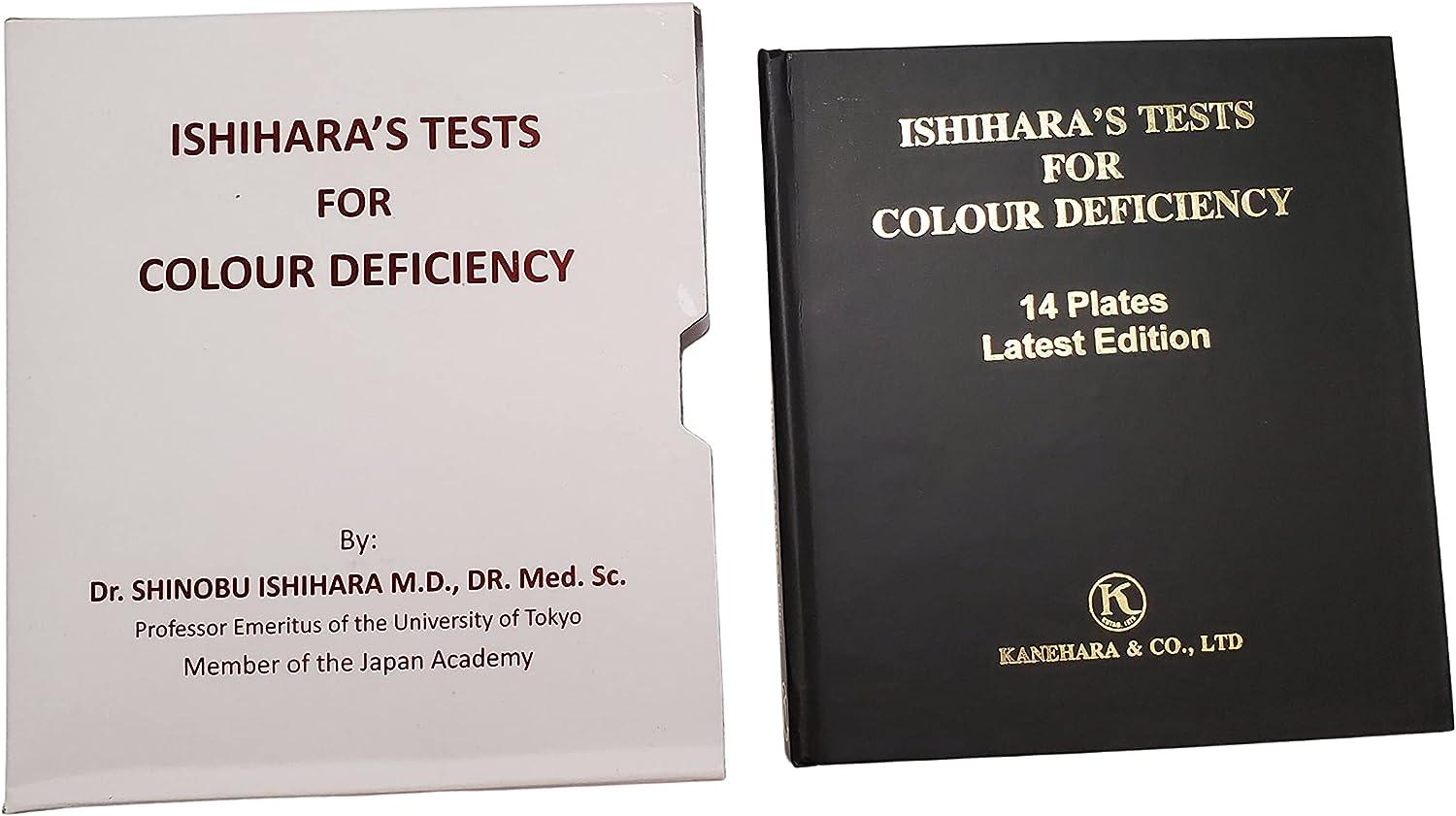 Ishihara Test Chart Books for Color Deficiency