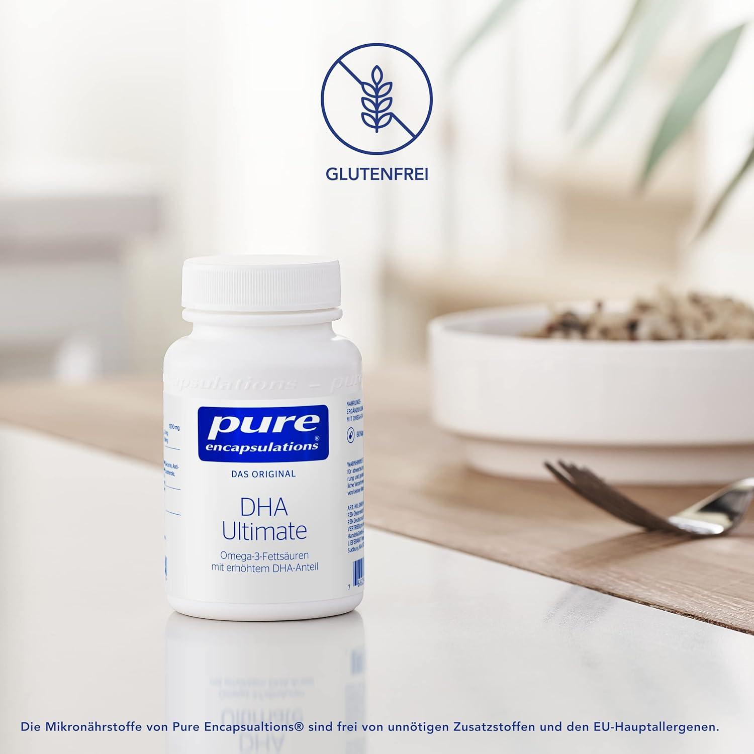 Pure Encapsulations DHA Ultimate 60 Capsules - Premium Omega-3 ...