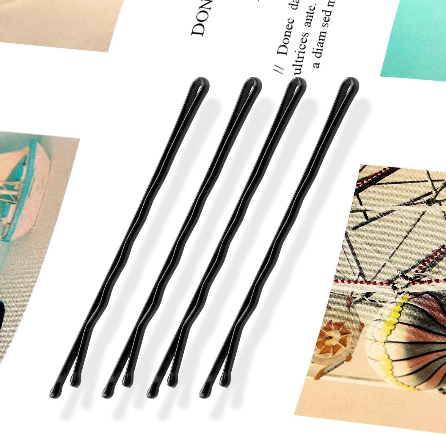 Mbsomnus 7cm Black Hair Grips 50pcs - Bobby Pins Set for Women & Girls ...