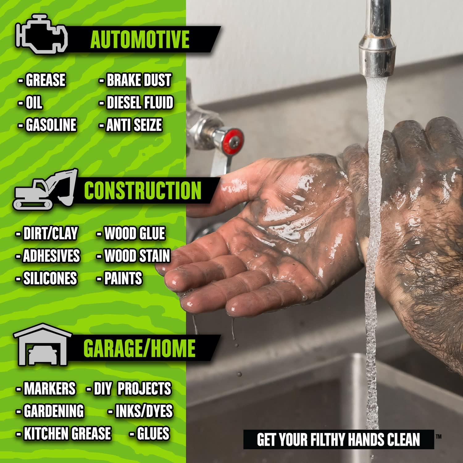 Grip Clean Heavy Duty Pumice Hand Cleaner | All Natural Lime Scented ...