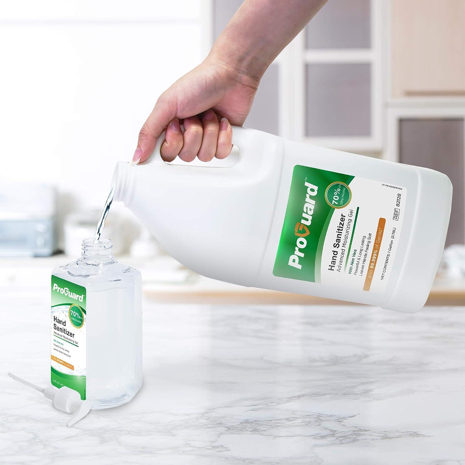 GINGI-PAK 82128-A ProGuard Hand Sanitizer Gel 70% Ethyl Alcohol | 1 ...