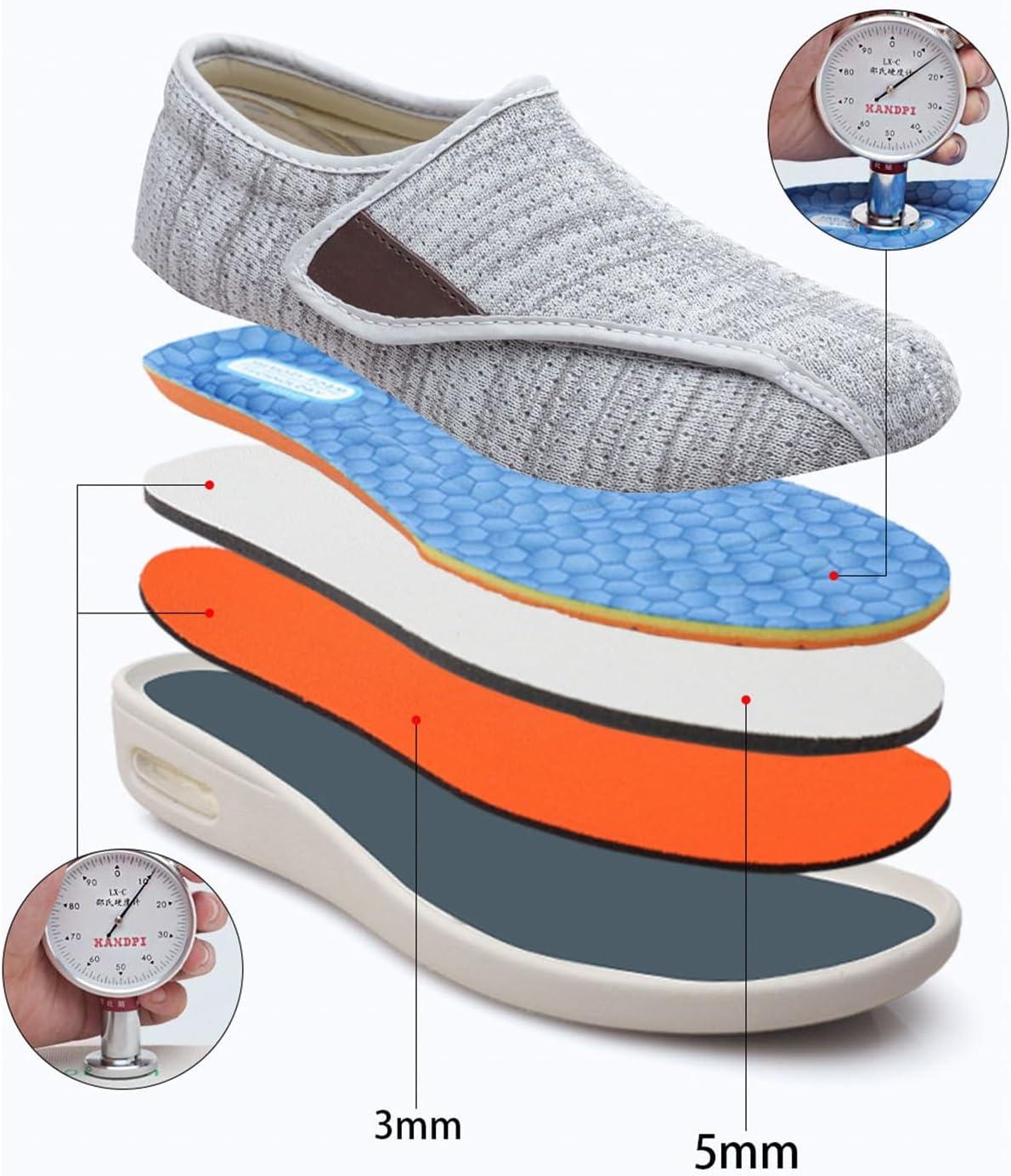 Buy Men's Extended Width Lightweight Diabetic Edema Shoes | Orthopedic ...