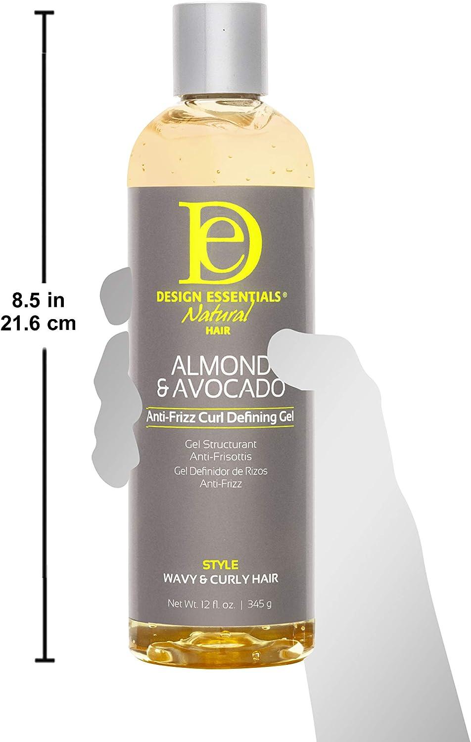 Design Essentials Almond & Avocado Anti-Frizz Curl Defining Gel - 12 Fl ...