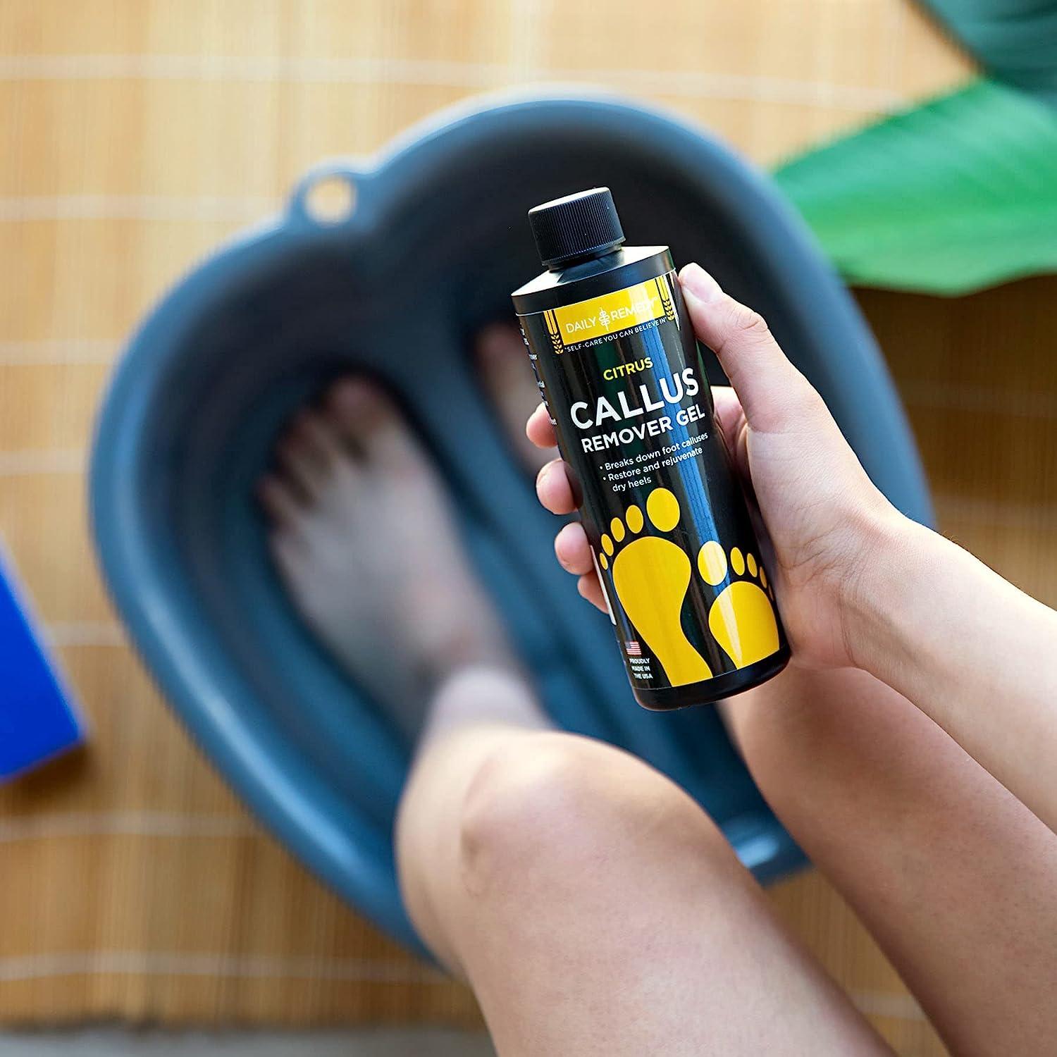 Daily Remedy Citrus Detox Callus Remover Gel & Pumice Stone ...