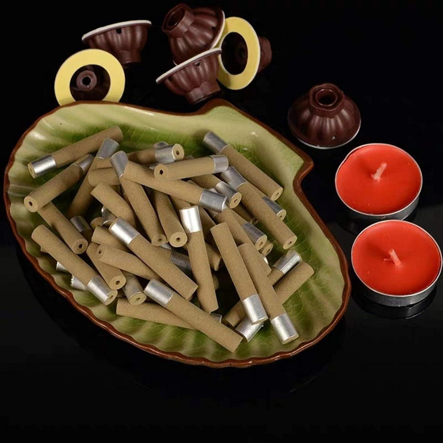 Buy Moxibustion 60pcs Set - Smokeless Self-Adhesive Moxa Roll Stick for ...