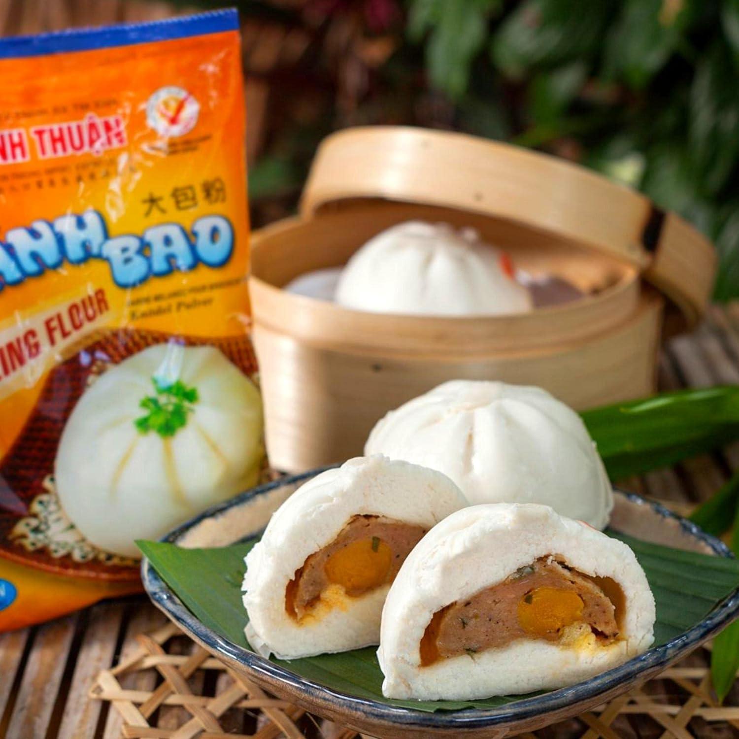 Vinh Thuan VT Asian Dumpling Flour Bot Banh Bao 2 Pack of 400g ...