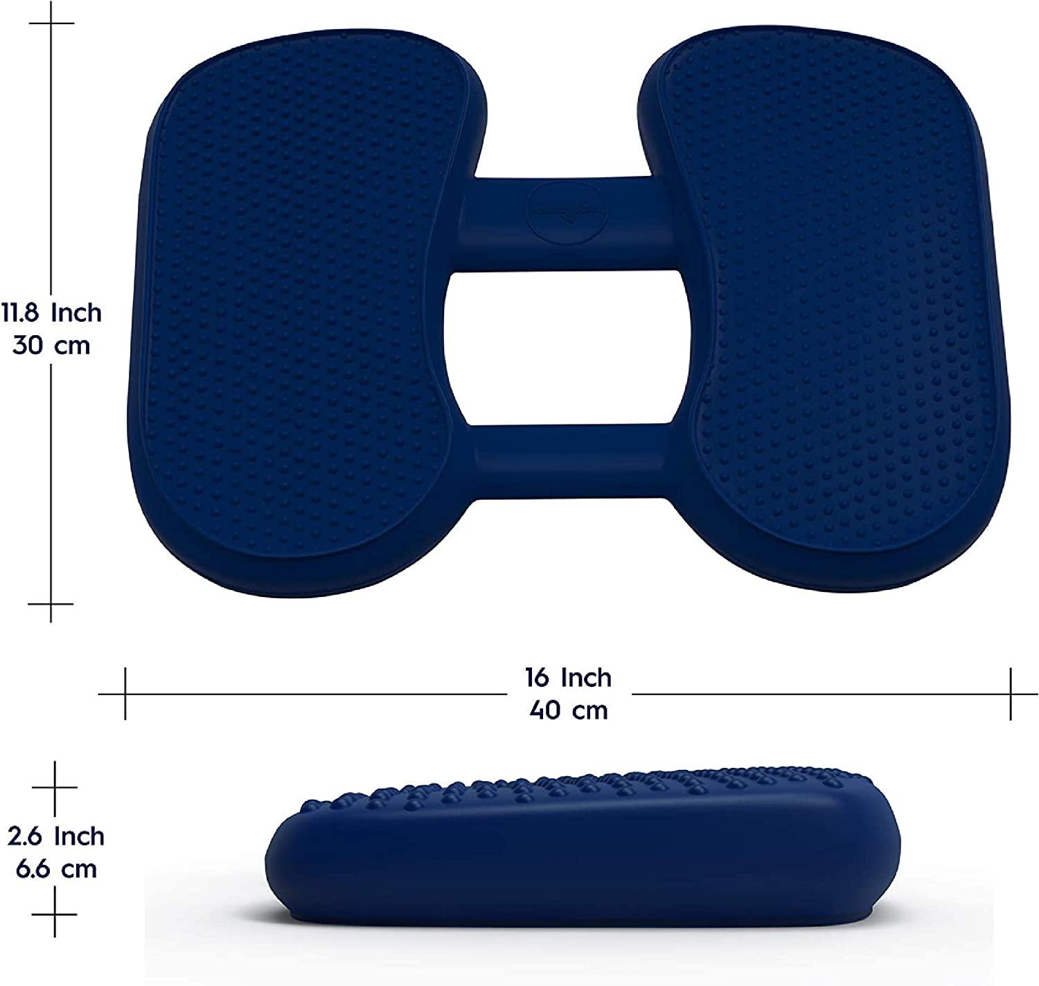Bouncyband Wiggle Feet - Dark Blue 12x15x2.5 Foot Fidget Cushion for ...