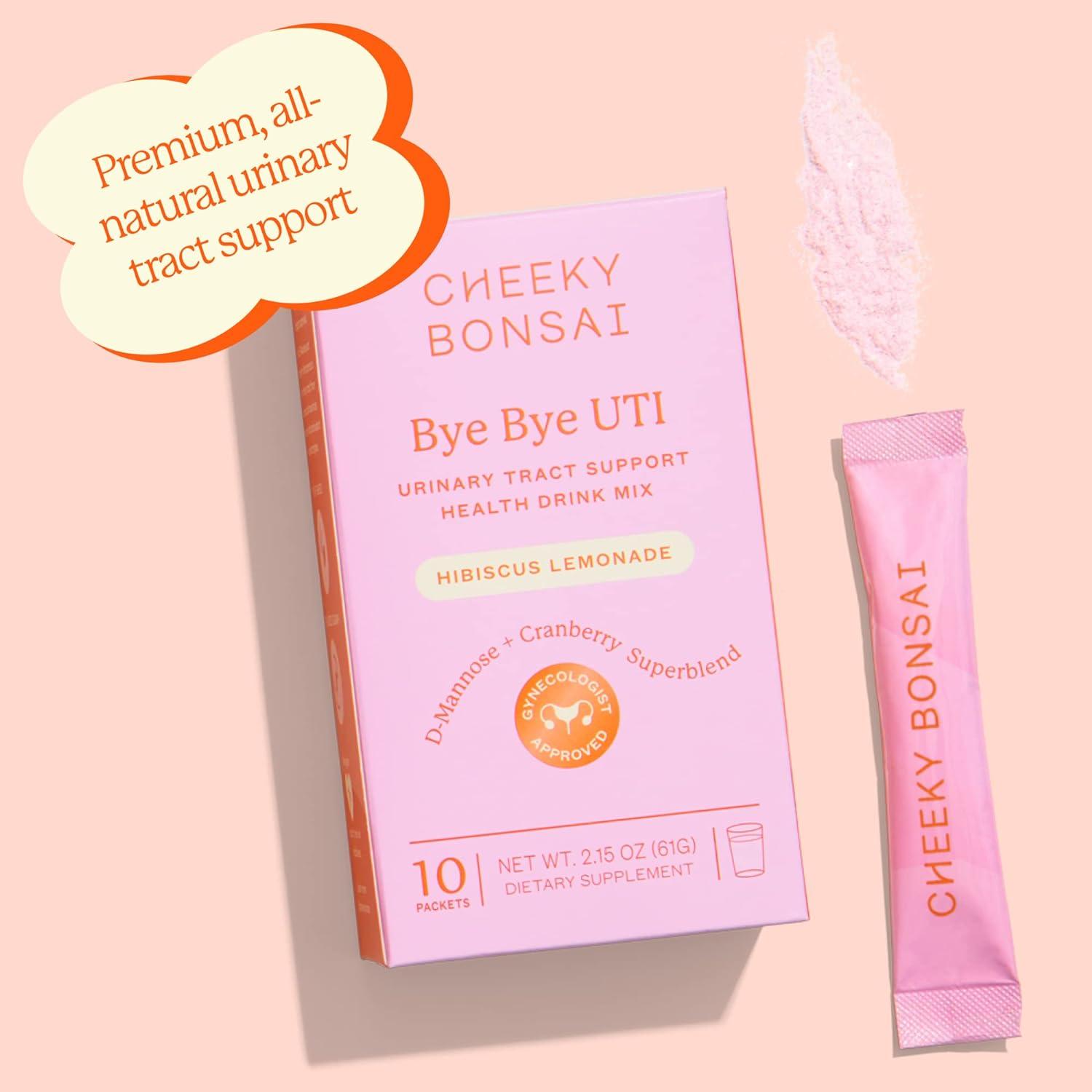 Cheeky Bonsai Bye Bye UTI Urinary Tract Support Powder Drink Mix | 10 ...