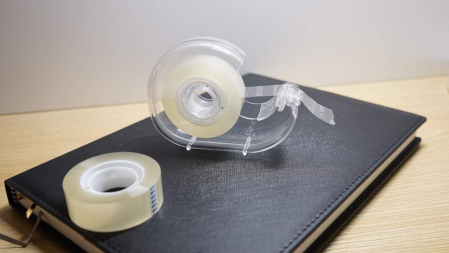 KIDMEN Transparent Tape Clear Tape for Office Home School 5 Dispensered ...