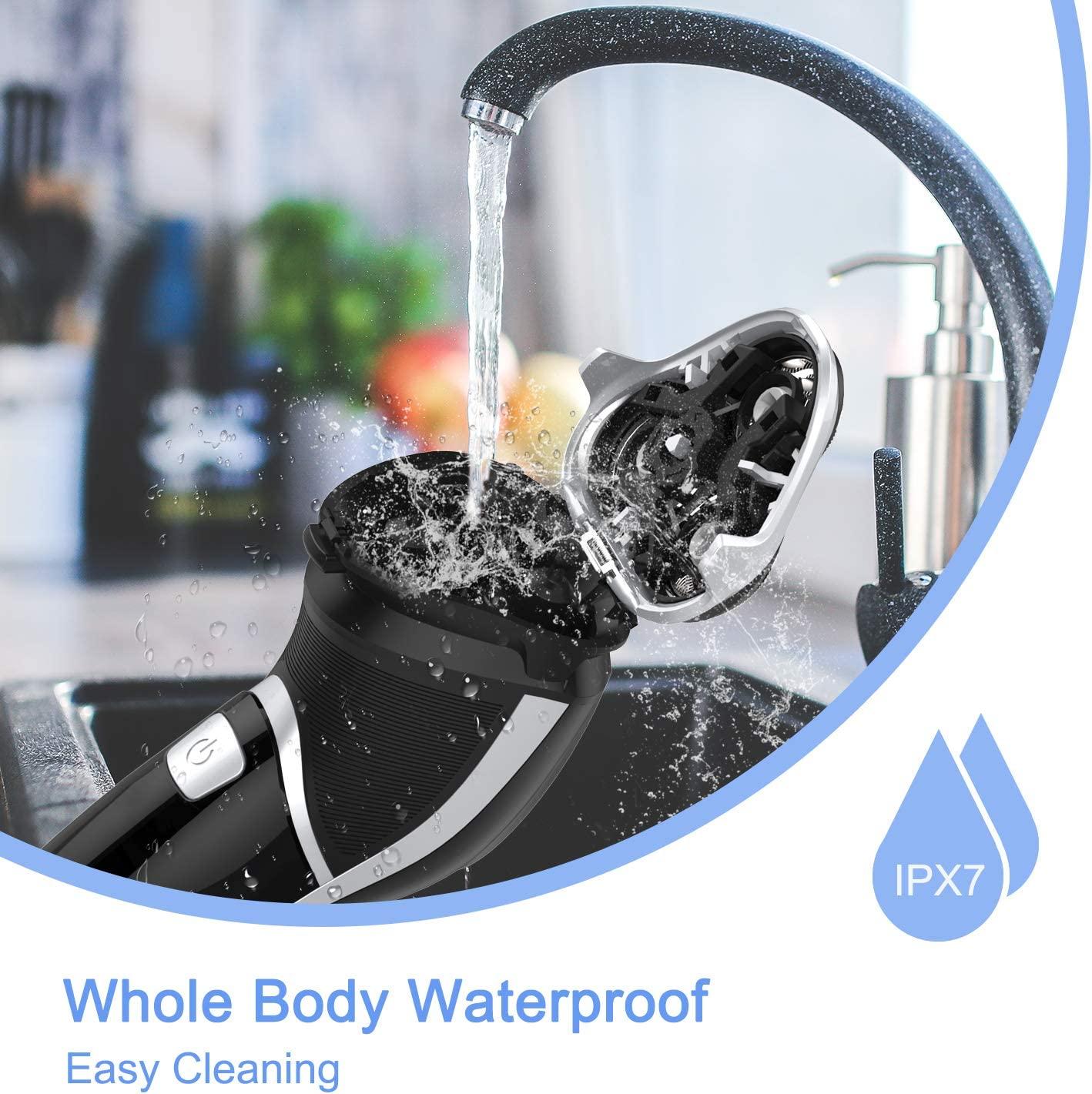 Men's Electric Shaver - MAX-T Corded and Cordless Rechargeable 3D ...