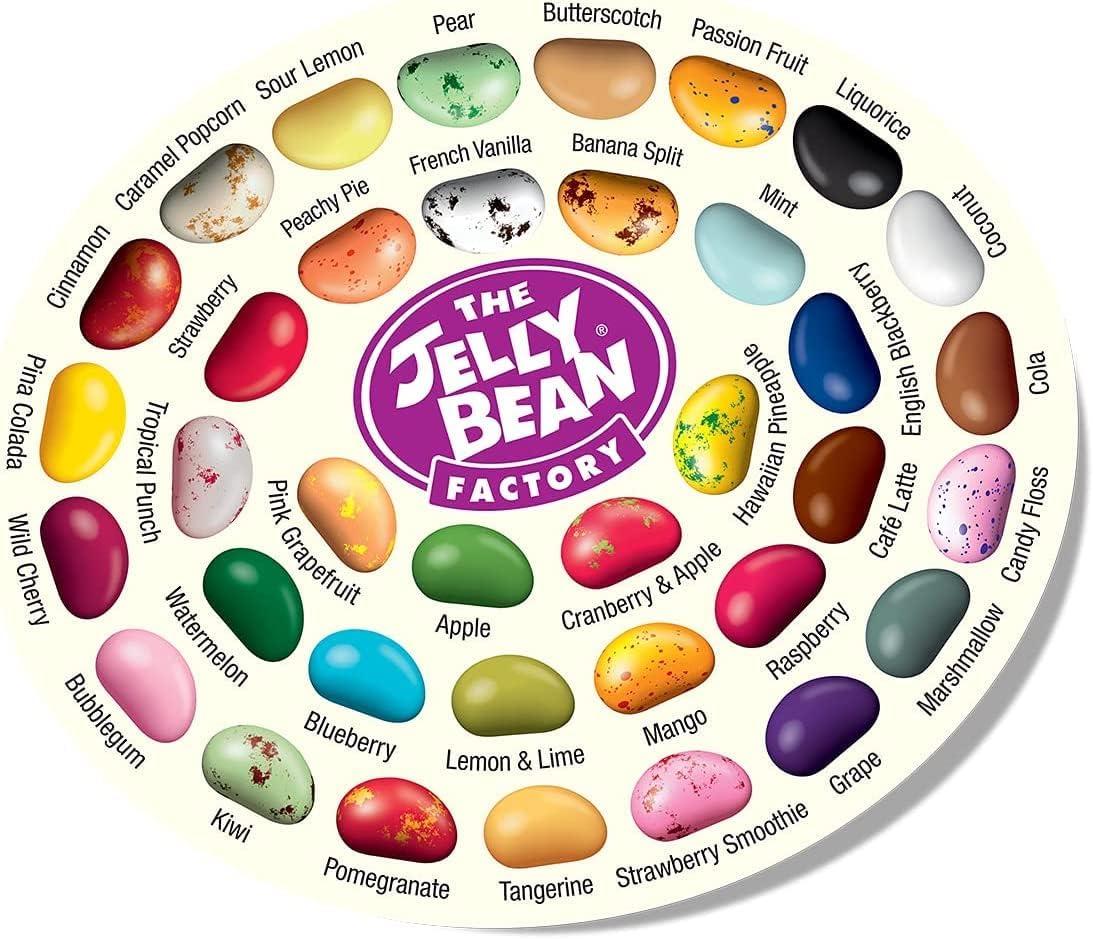 Jelly Bean Factory Beans 1.4kg Jar with Carry Handle. HALAL & KOSHER ...