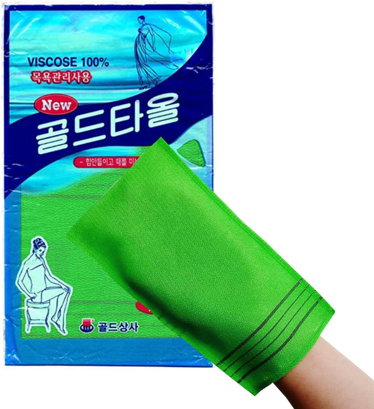 GOLDSANGSA Korean Exfoliating Towel Mitts (Large 4pcs) - Remove Dead ...