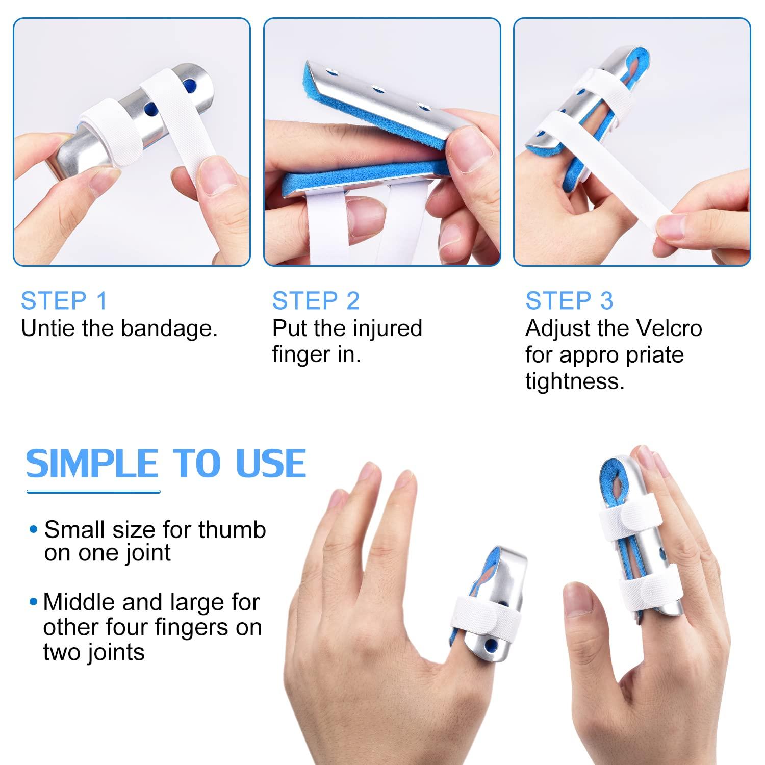 Sopito Finger Rail - 3 Piece Finger Protection Stacks for Arthritis ...