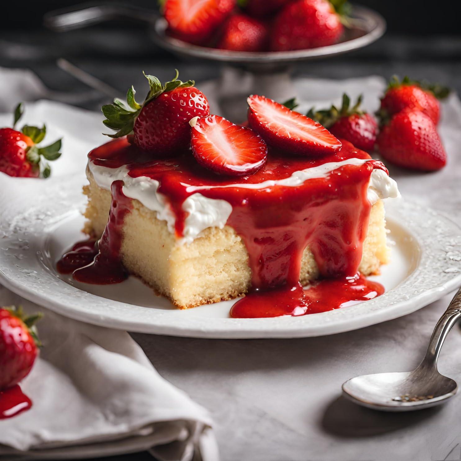 Buy Seductive Strawberry Dessert Sauce - 600g Versatile Topping for ...