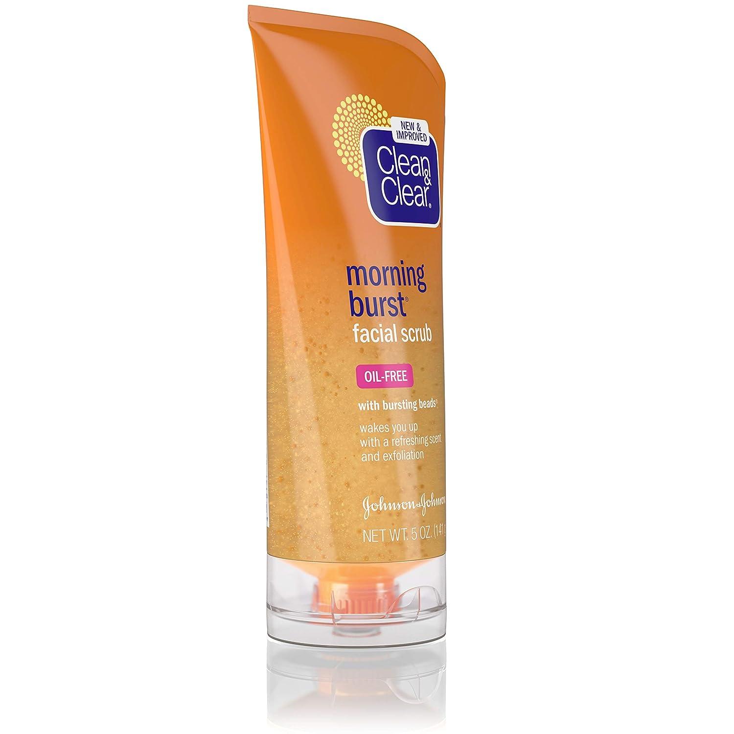 Clean & Clear Morning Burst Facial Scrub Oil-Free 5 oz - Gentle ...