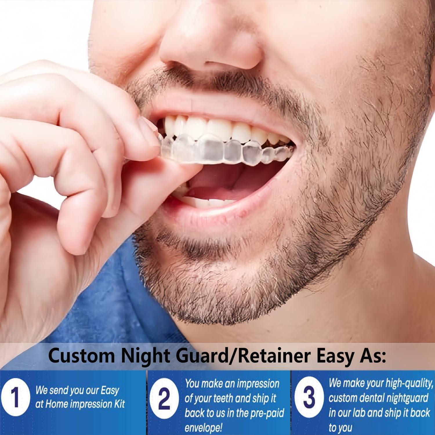 Custom Night Guard for Teeth Grinding | Dental Retainer for TMJ Relief ...
